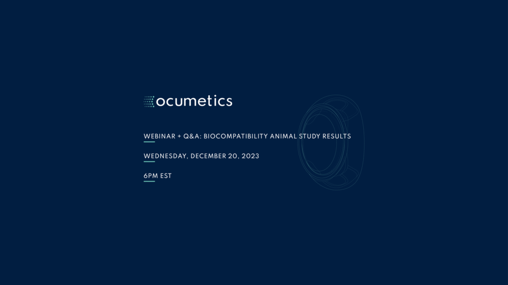 News – Ocumetics Technology Corp